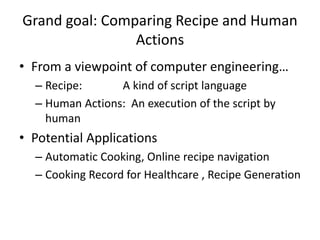 Kusk Object Dataset: Recording Access to Objects in Food Preparation | PPT