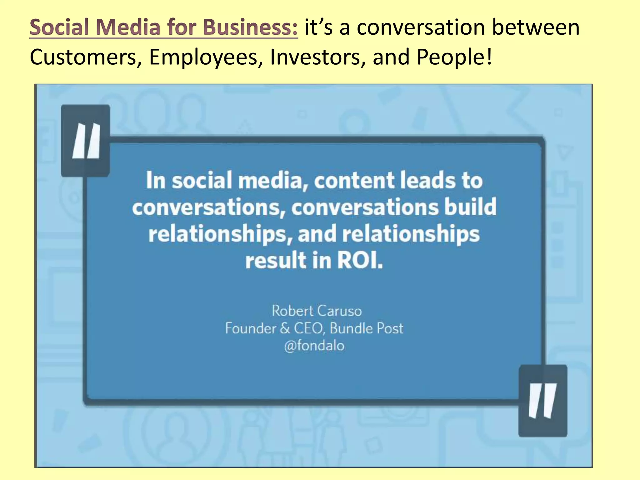 Social Media for Business Communication | PPTX