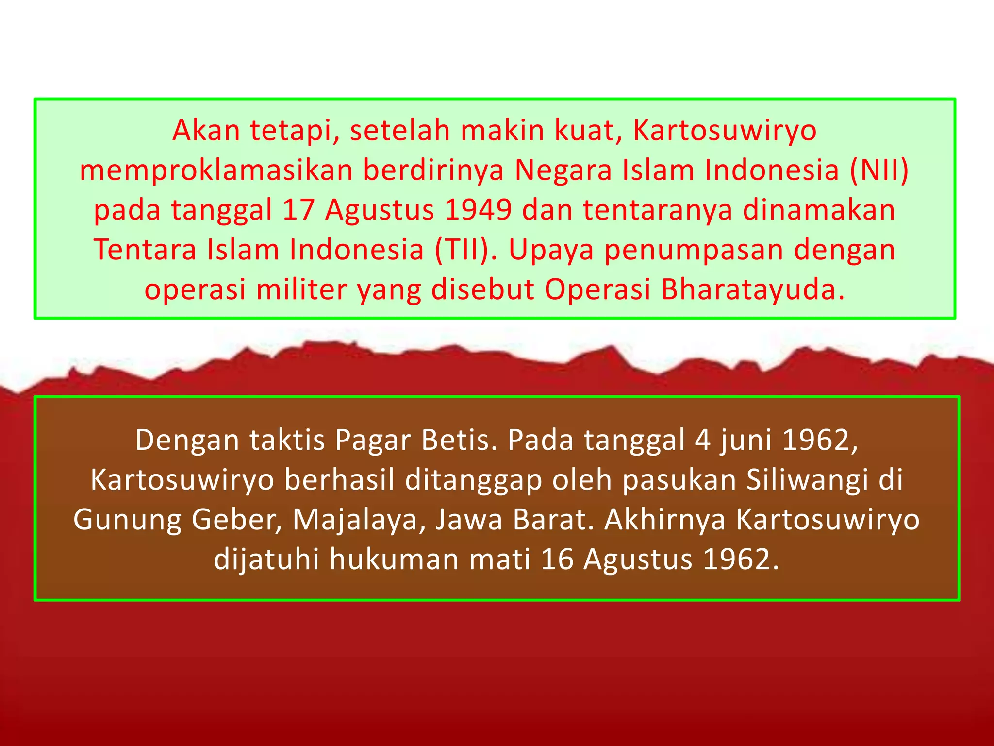 Pemberontakan DI / TII | PPTX