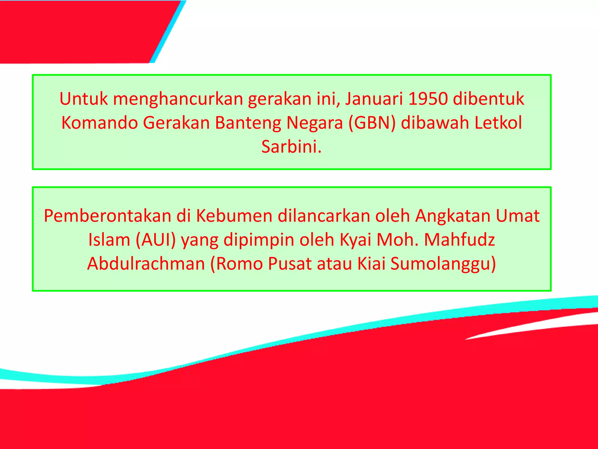 Pemberontakan DI / TII | PPTX