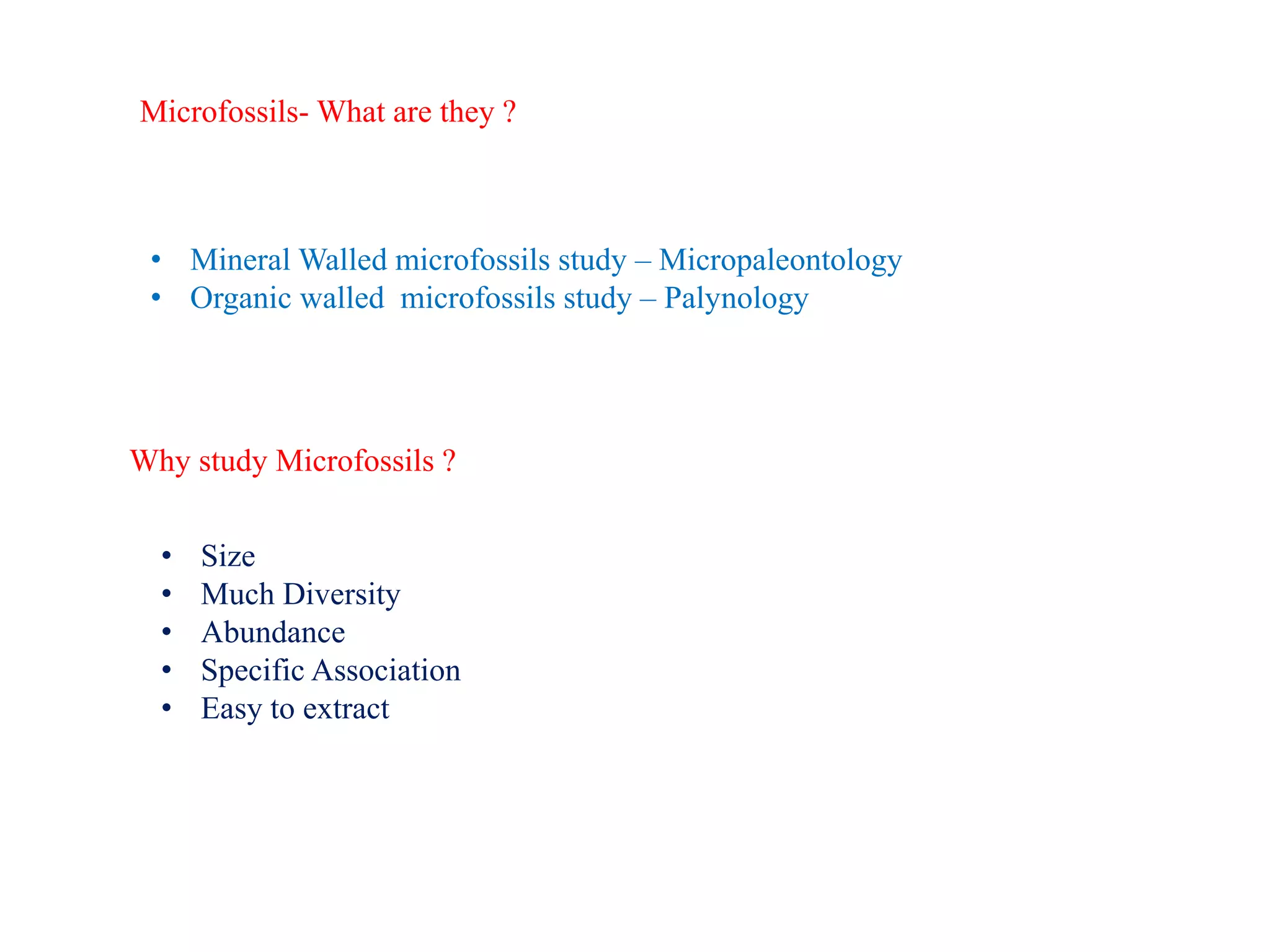 Microfossils and their Applications in petroleum Industry | PDF