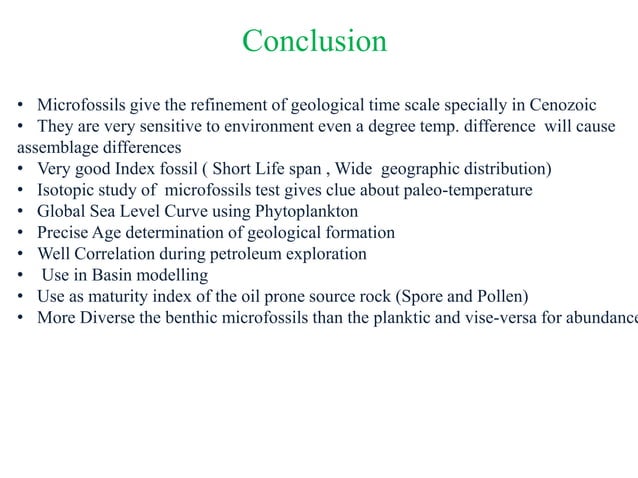 Microfossils and their Applications in petroleum Industry | PDF | Geography | Science