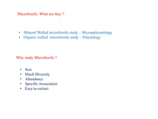Microfossils and their Applications in petroleum Industry | PDF