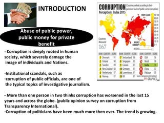 Presentation.. media and challenges of global corruption slideshare | PPT