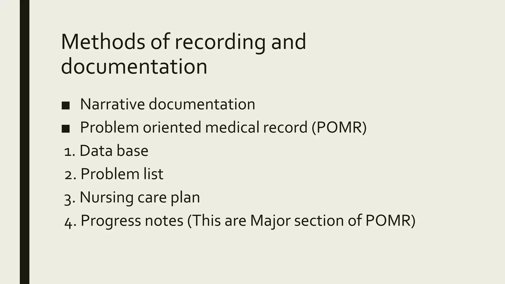 DOCUMENTATION IN NURSING | PPTX