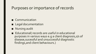 DOCUMENTATION IN NURSING | PPTX