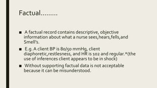 DOCUMENTATION IN NURSING | PPTX