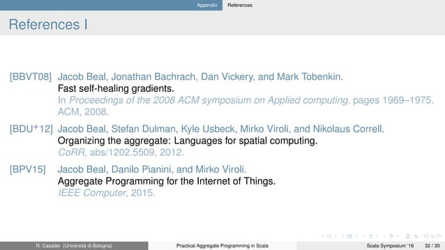 Practical Aggregate Programming in Scala | PPT