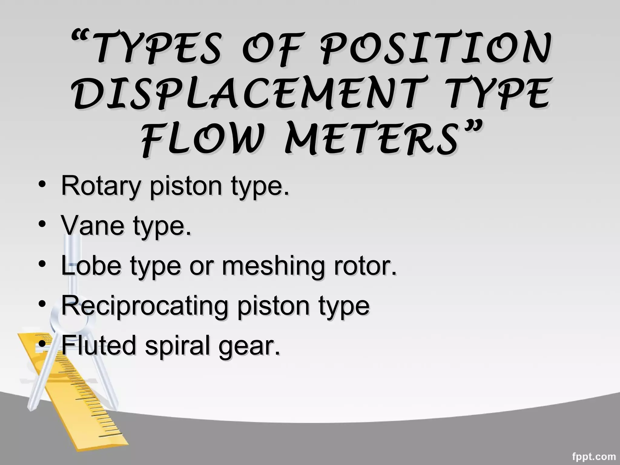 Flowmeters | PPT