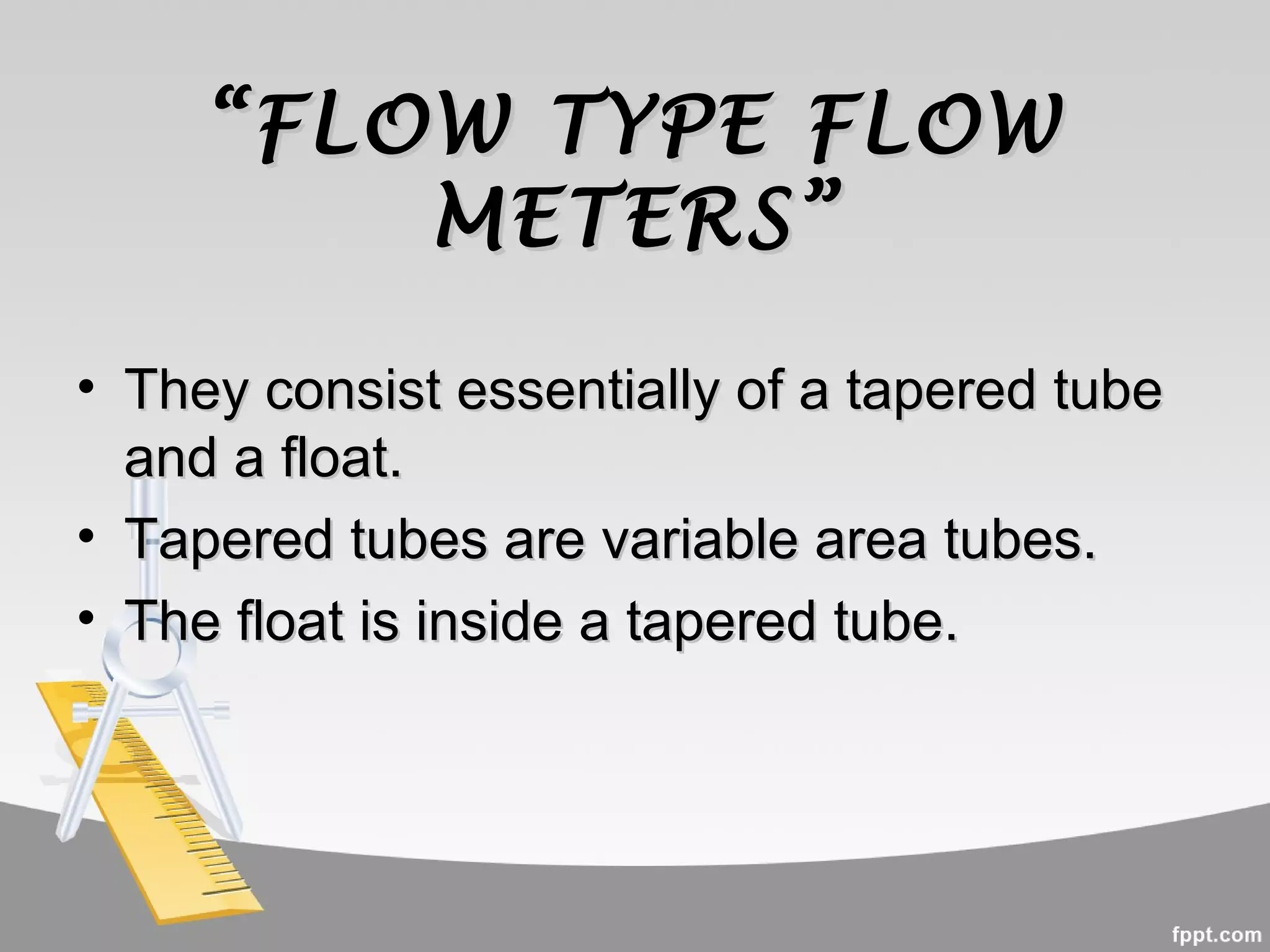 Flowmeters | PPT