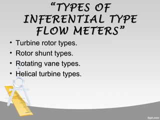 Flowmeters | PPT