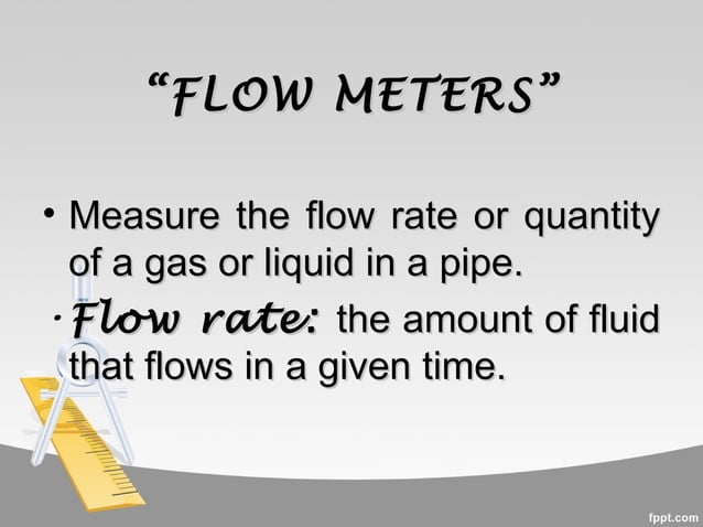 Flowmeters | PPT