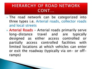 Academic Presentation On Road Network | PPTX