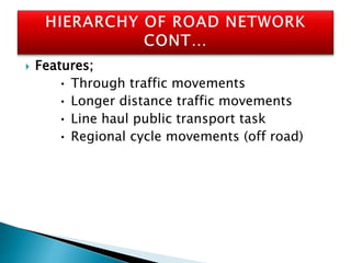 Academic Presentation On Road Network | PPTX