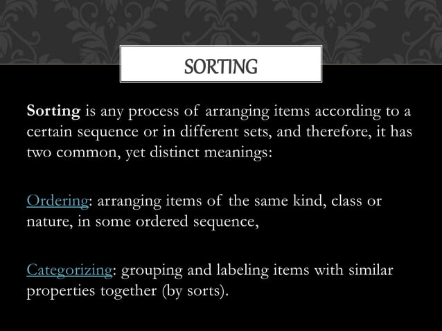 Quick Sort | PPTX | Programming Languages | Computing