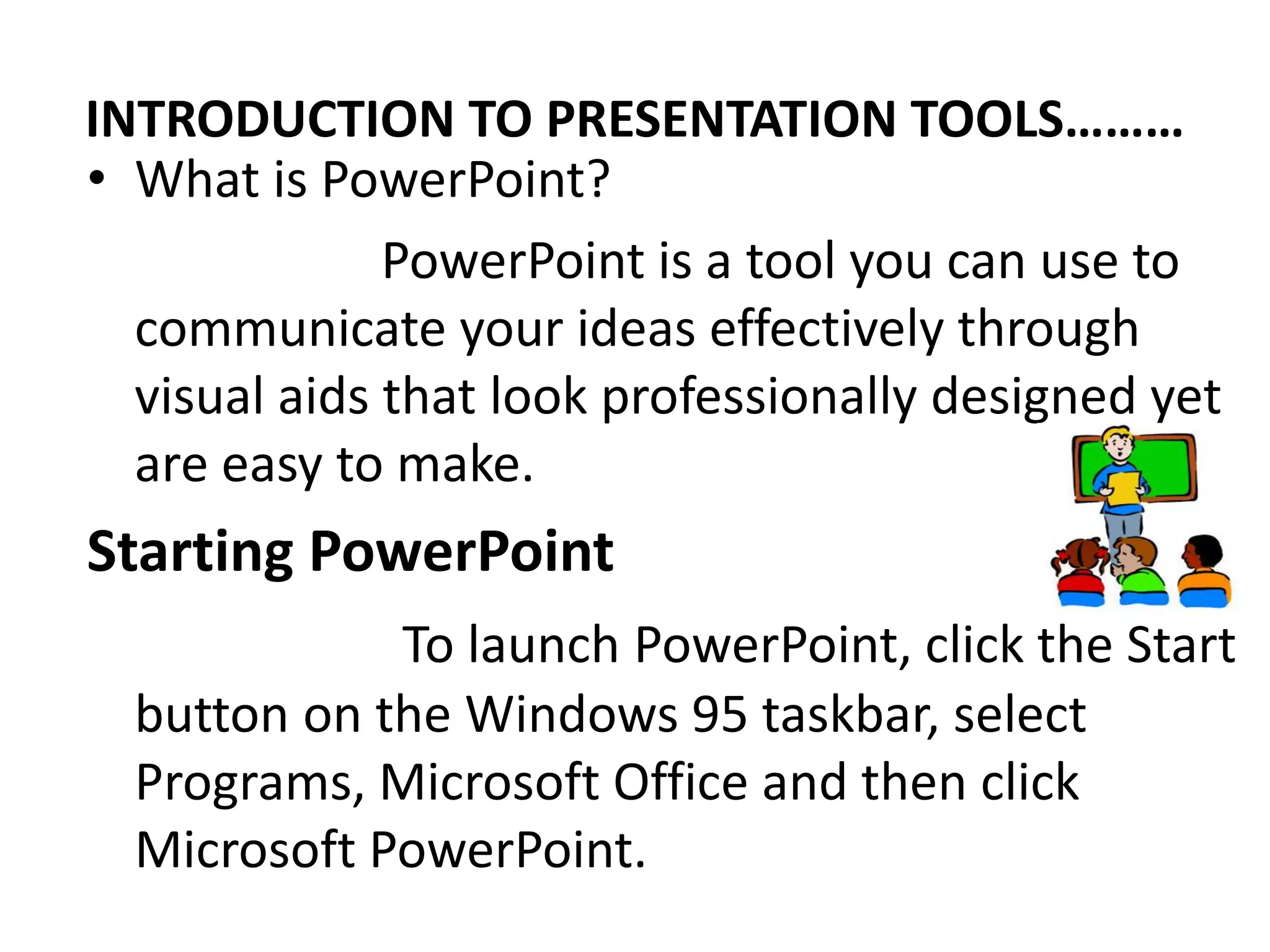 introduction to presentation | PPTX