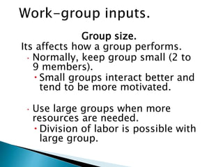 Group and Team Works. | PPT