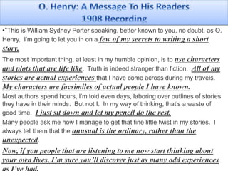 The Gift of Magi By O Henry | PPTX