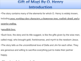 The Gift of Magi By O Henry | PPTX