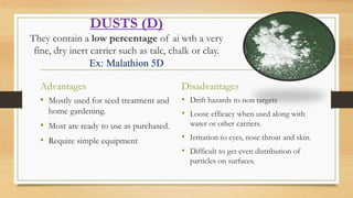 Formulation of Chemical Pesticides | PPTX