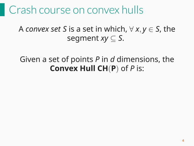 Convex hulls & Chan's algorithm | PDF