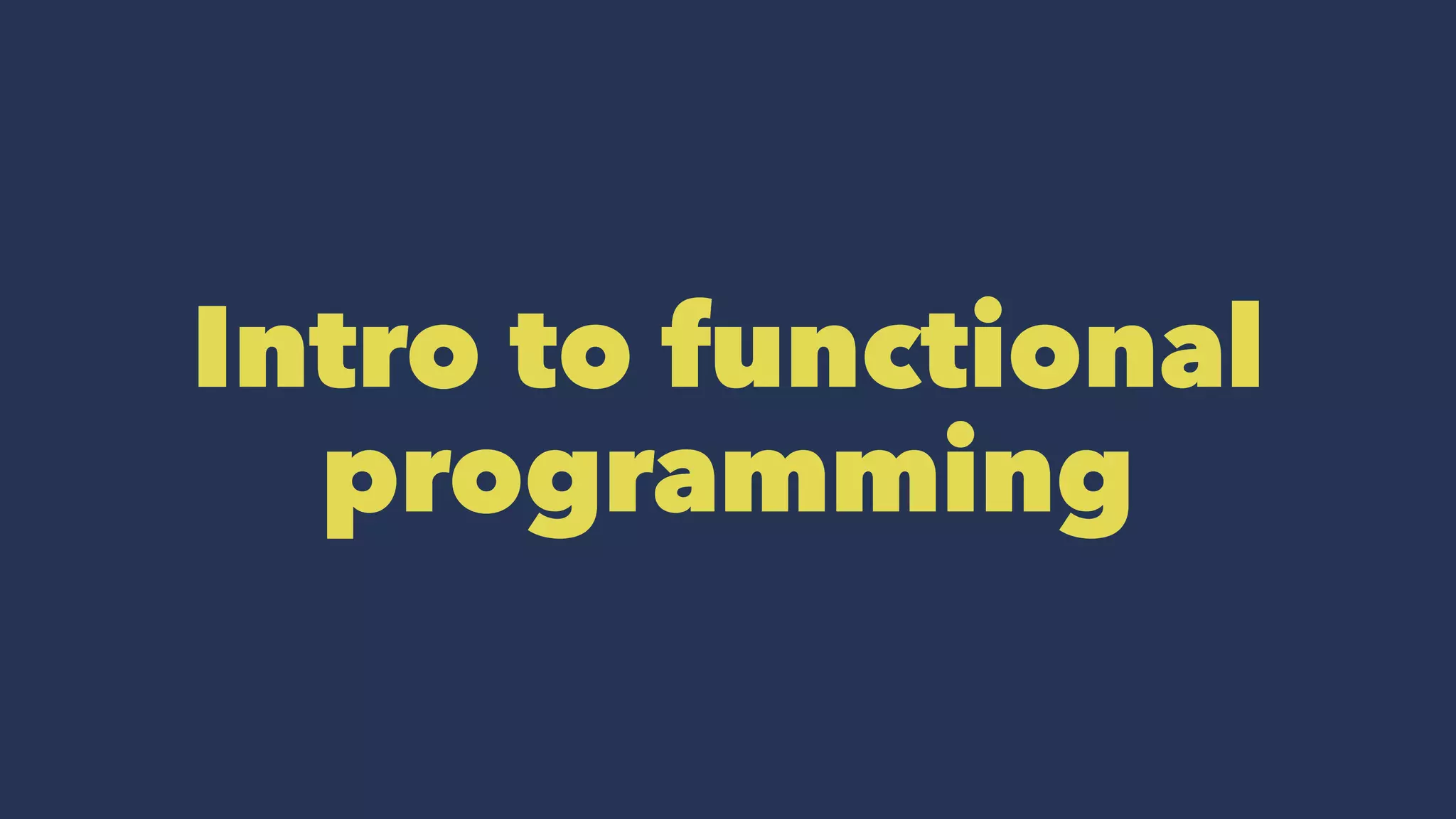Introduction To Functional Programming In Arabic Ppt