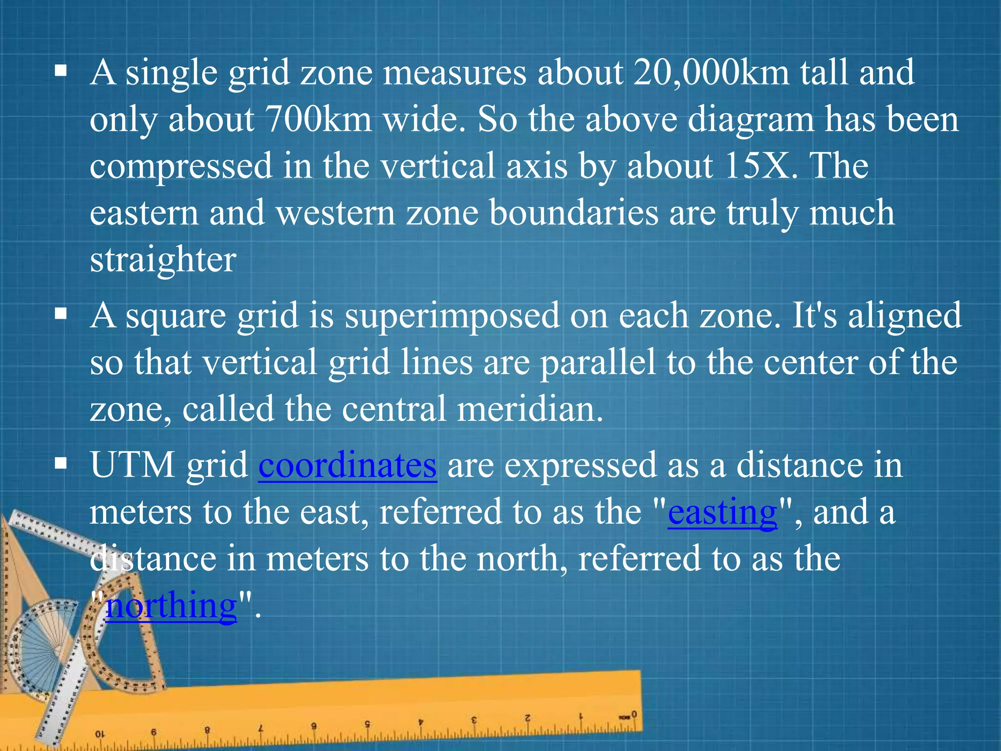 UTM UNIVERSAL TRANSVERSE MERCATOR | PPTX