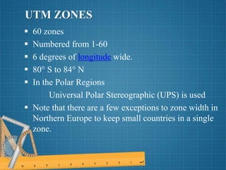 UTM UNIVERSAL TRANSVERSE MERCATOR | PPTX