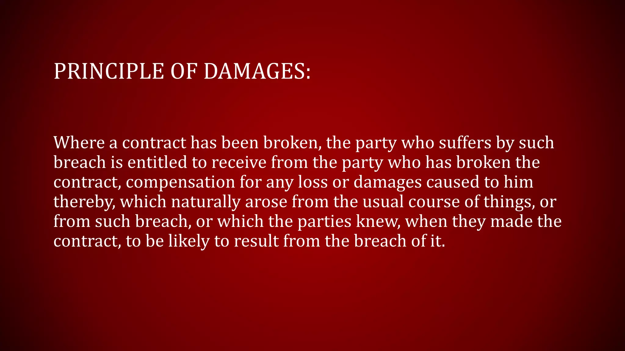 Presentation on Breach Of Contract | PPTX