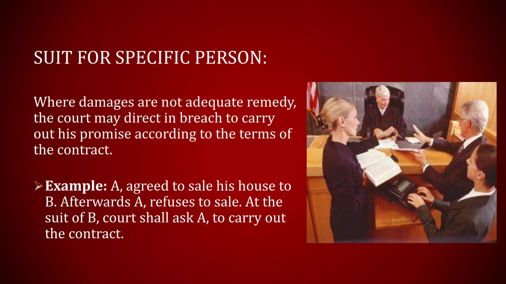 Presentation on Breach Of Contract | PPTX