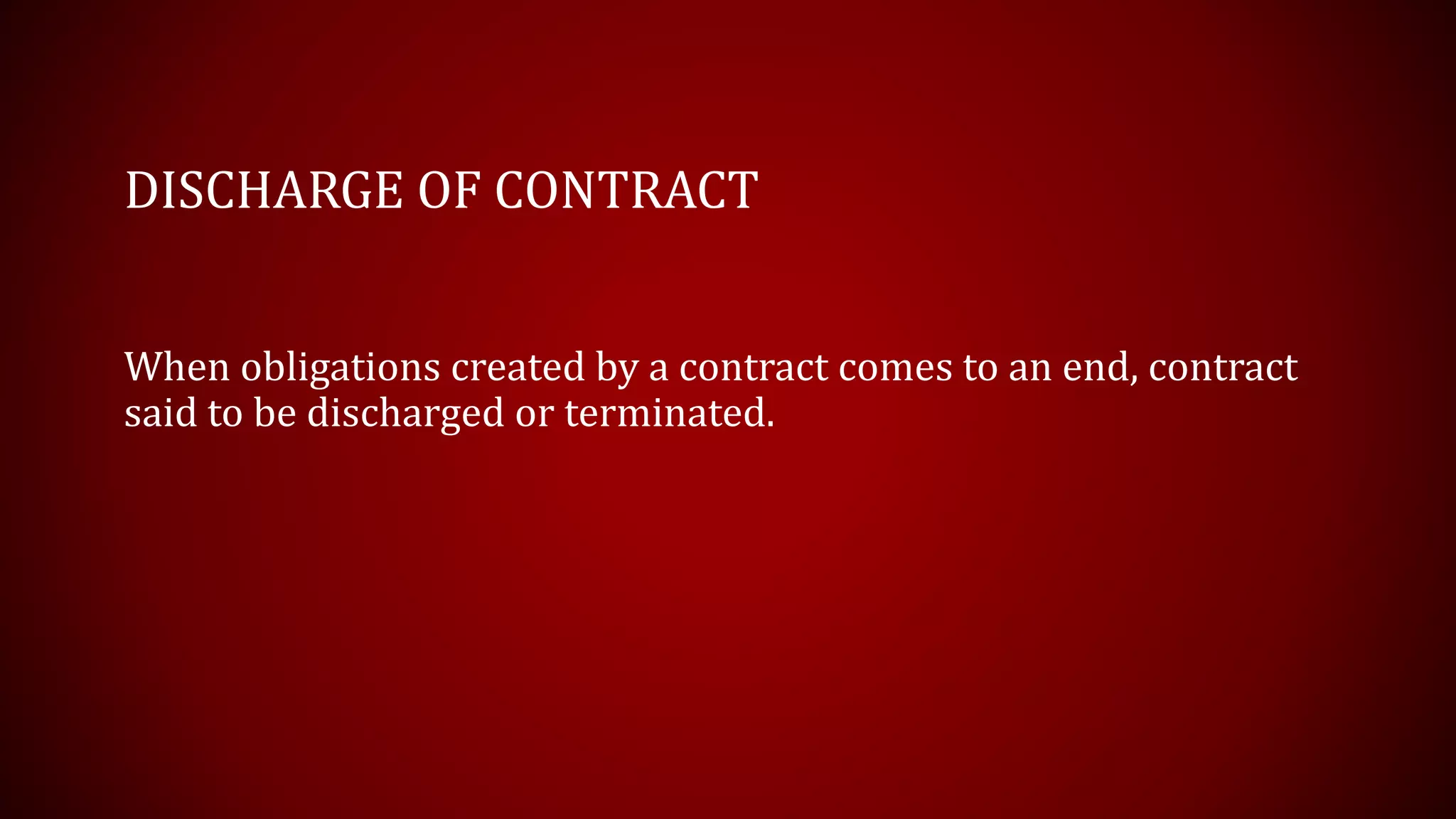 Presentation on Breach Of Contract | PPTX