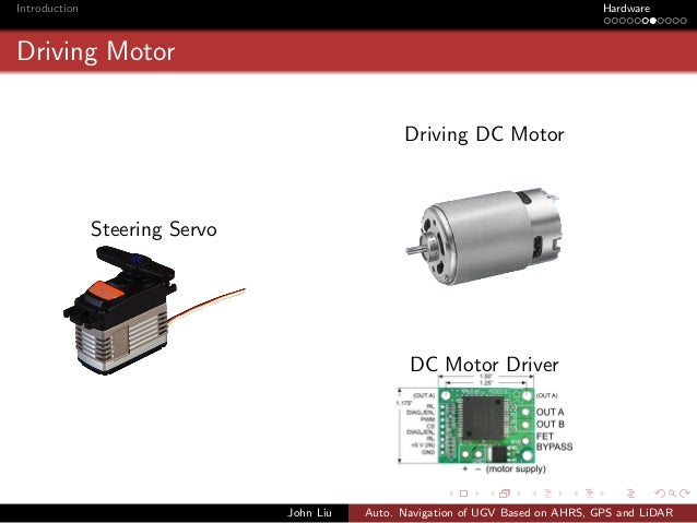 Autonomous Navigation of UGV Based on AHRS, GPS and LiDAR