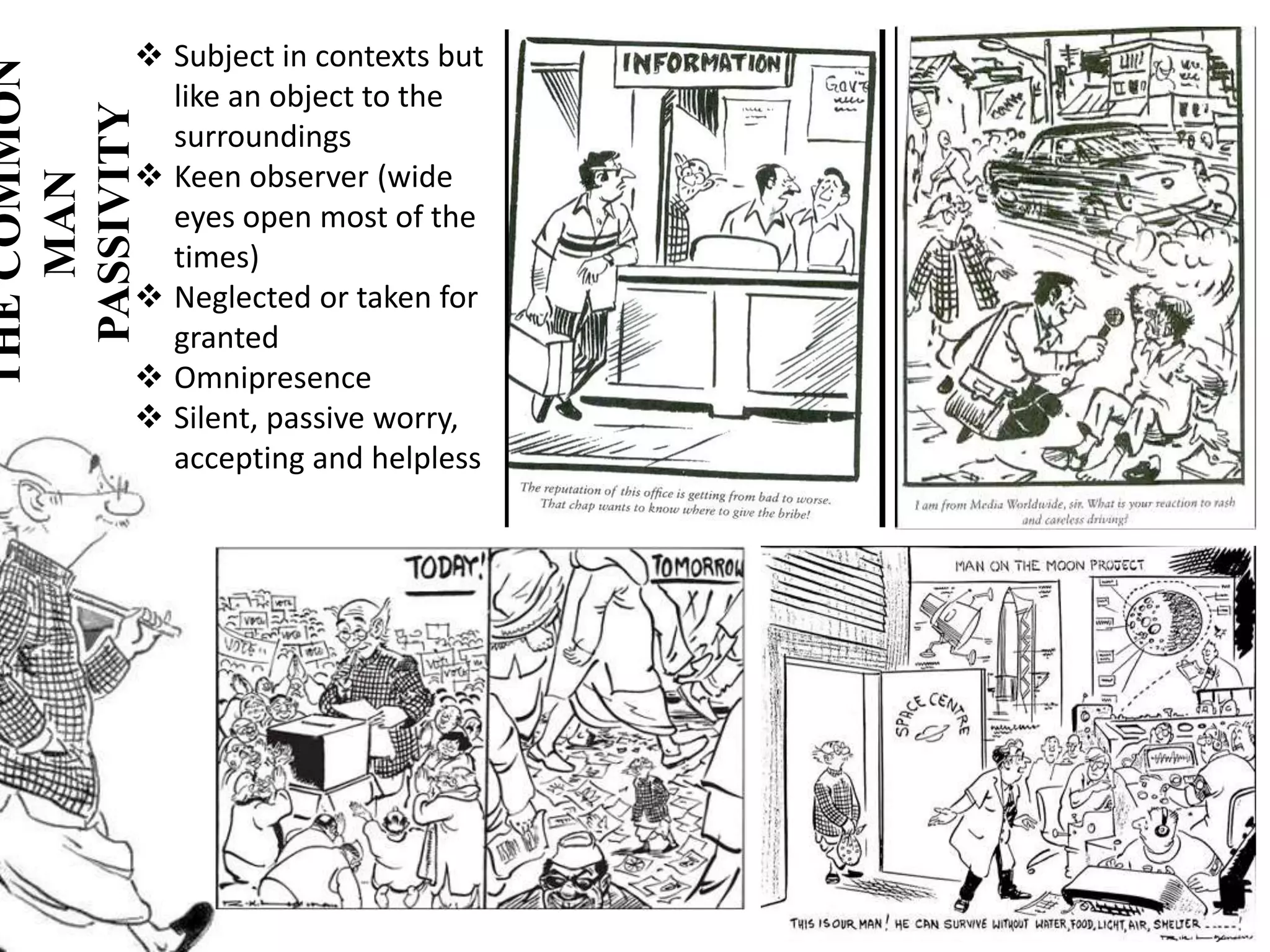 RK Lakshman's Common Man: Analysis | PPTX