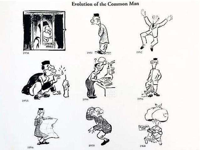 RK Lakshman's Common Man: Analysis | PPTX | Humor and Satire | Pop Culture