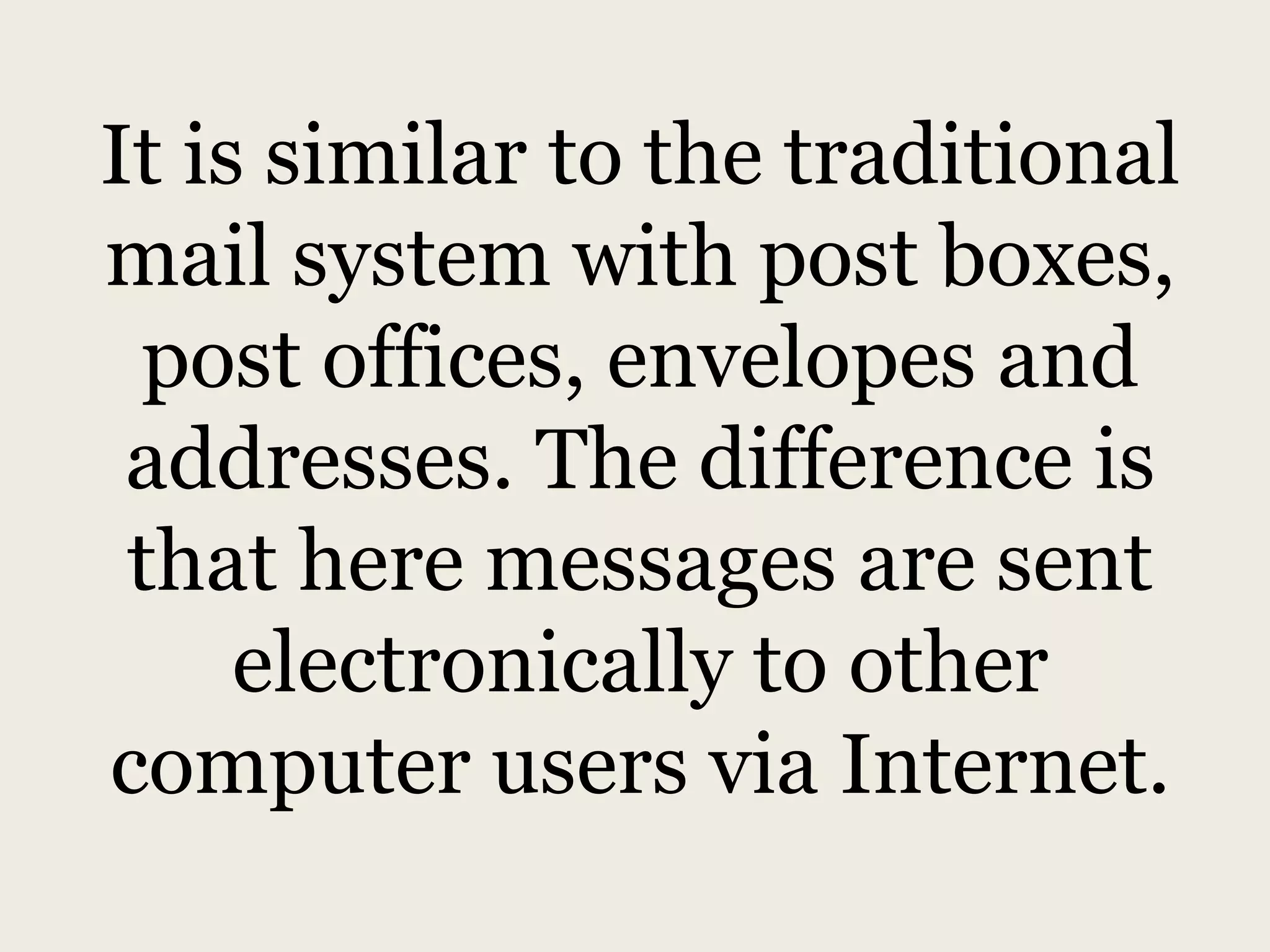 E-mail System | PPTX