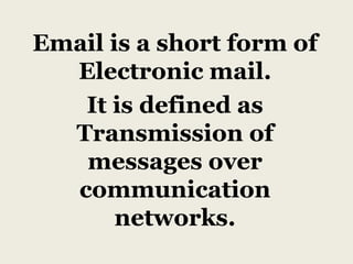 E-mail System | PPTX