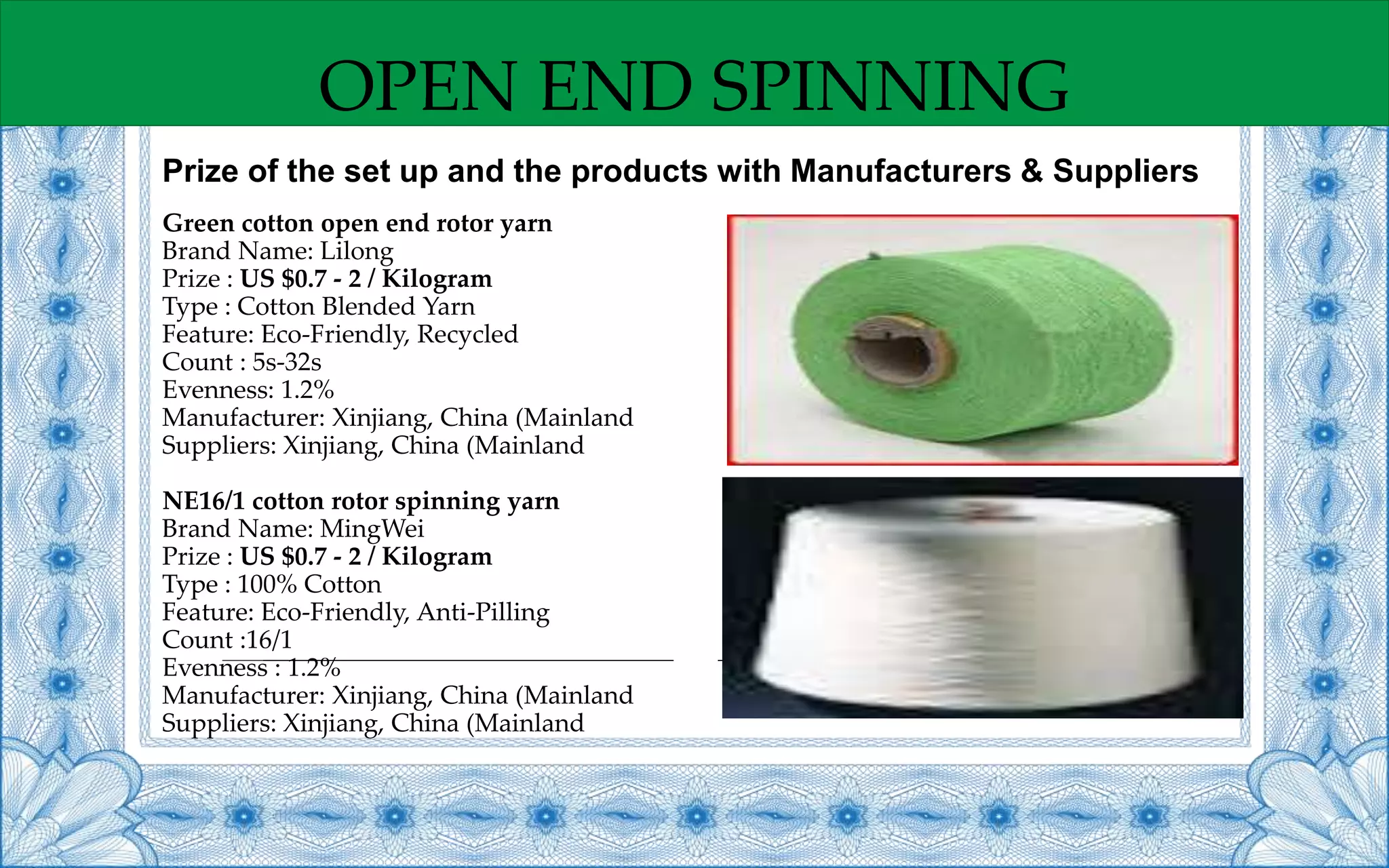 Different Spinning Techniques | PPTX