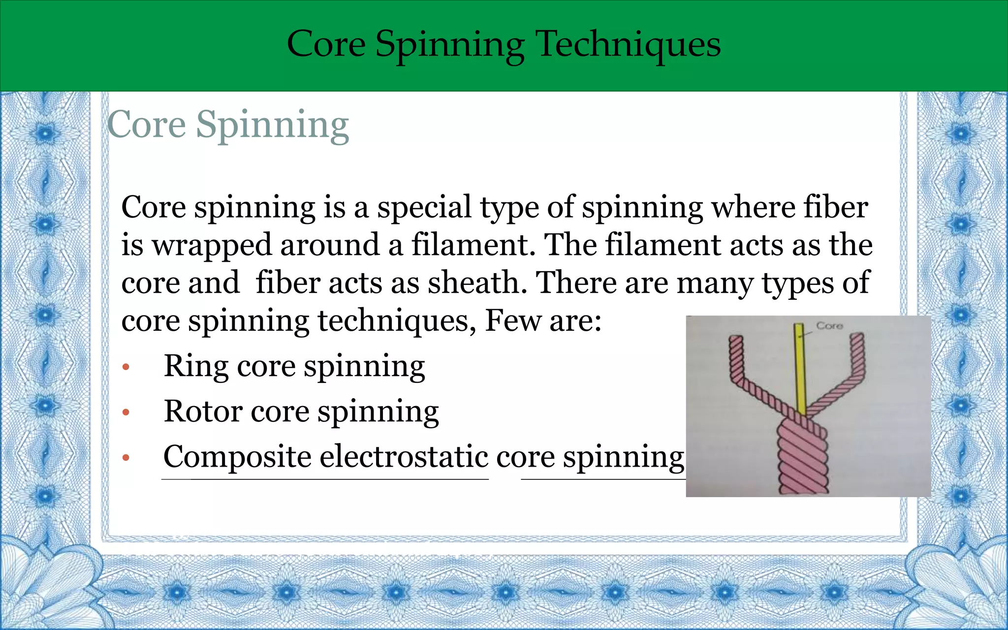 Different Spinning Techniques | PPTX