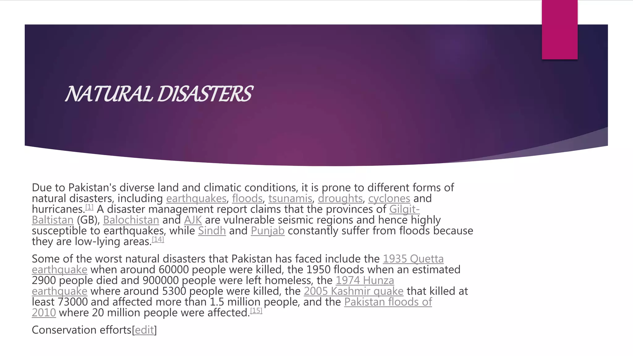 Enviromental Issues In Pakistan | PPTX