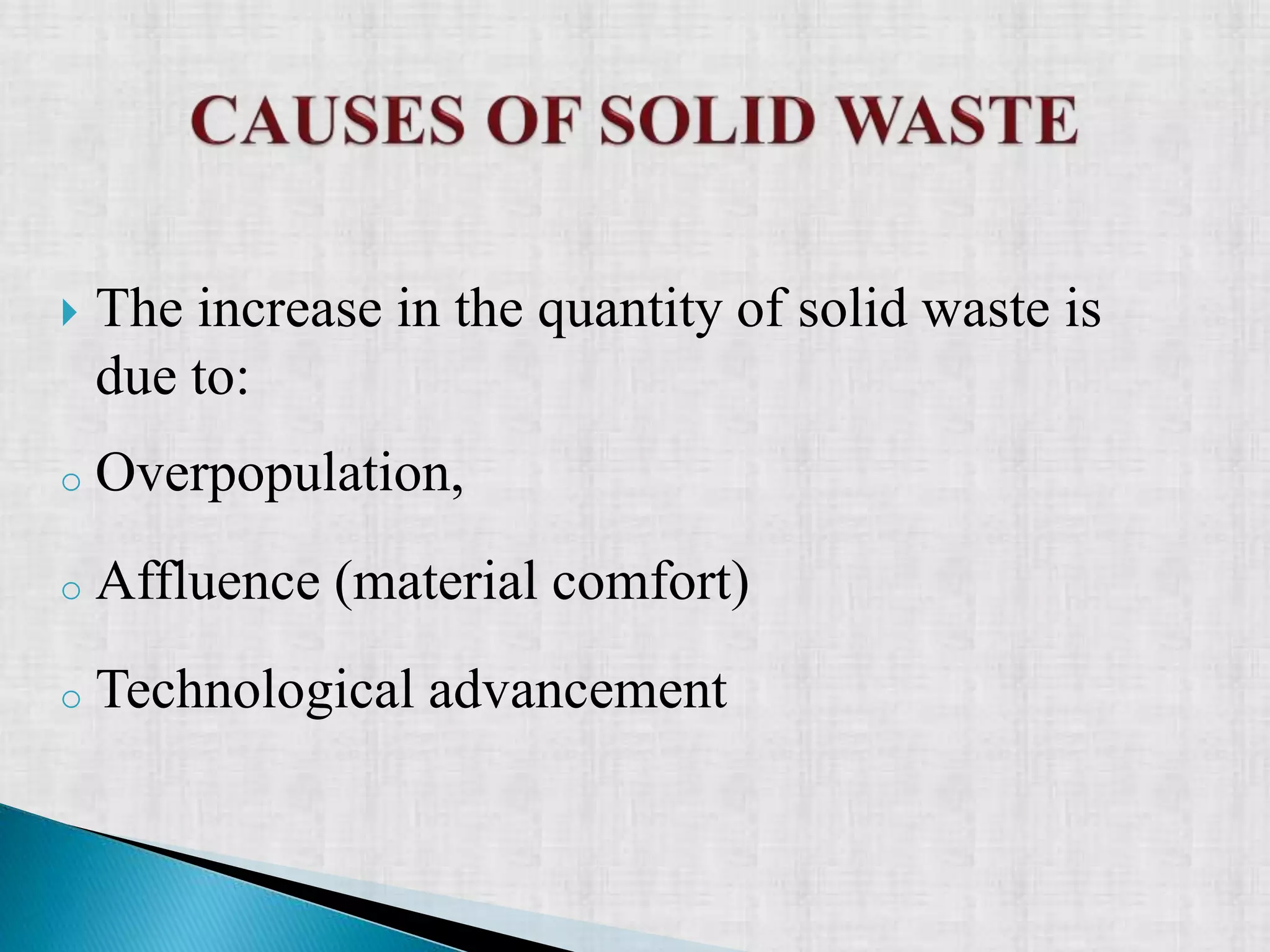 Solid Waste and its Management ppt | PPTX