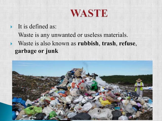 Solid Waste and its Management ppt | PPTX