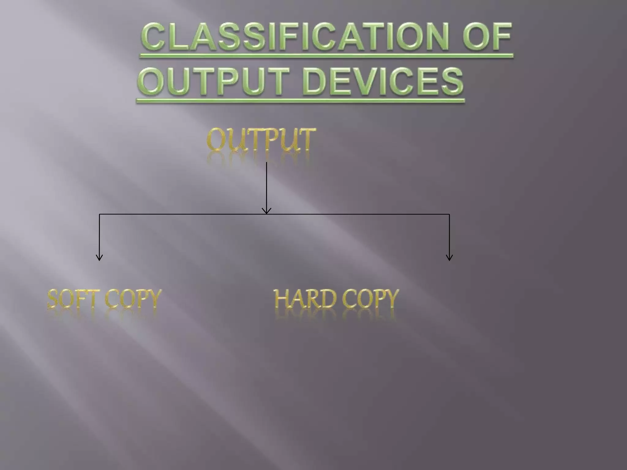 INPUT & OUTPUT DEVICES | PPTX