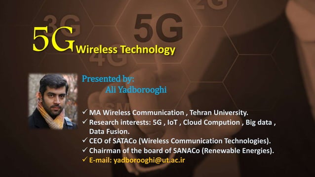 5G wireless technology | PPSX | Computer Networking | Computing