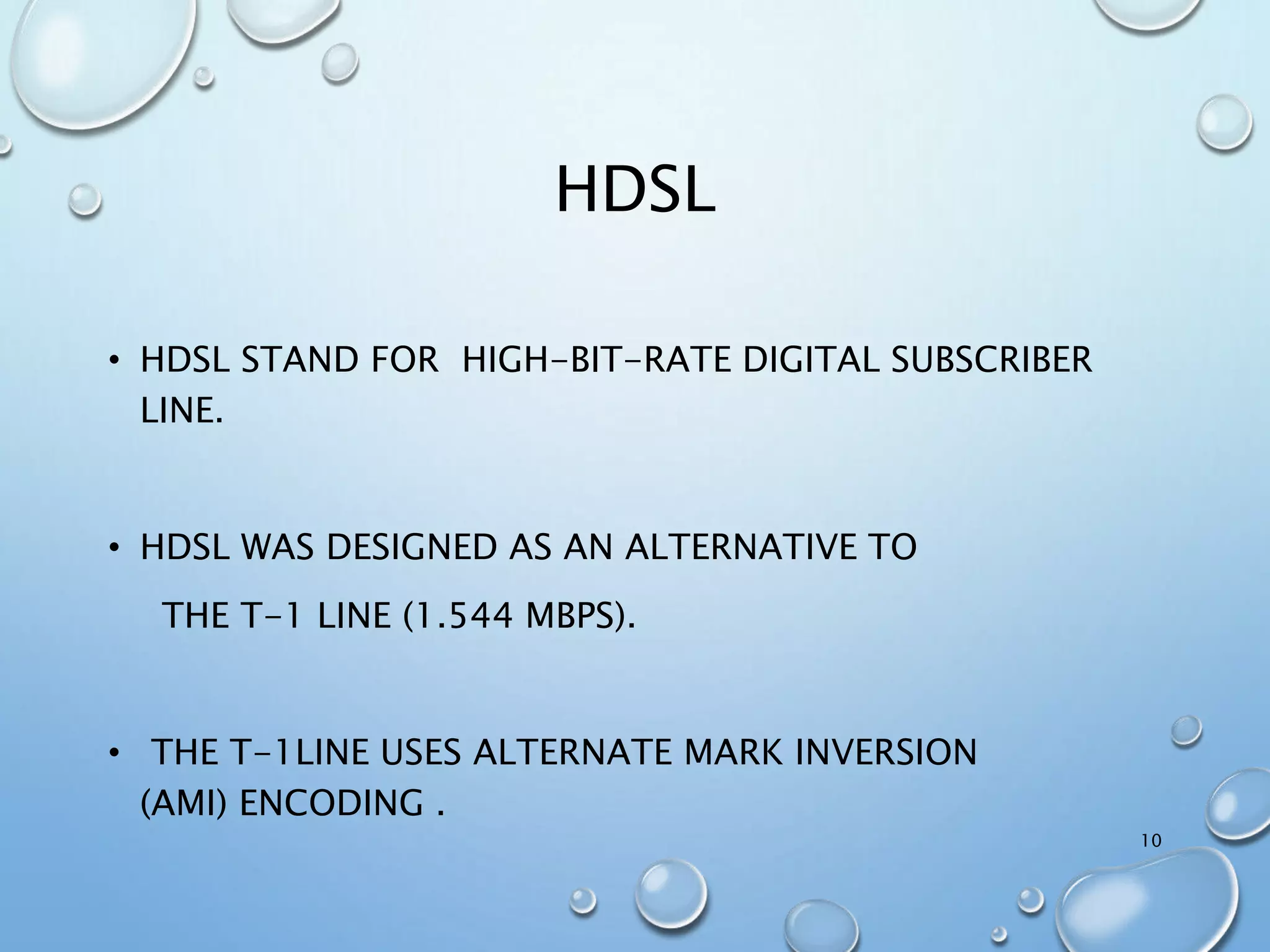 dsl (digital subscriber line) | PPTX