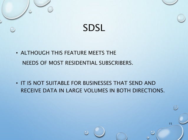 dsl (digital subscriber line) | PPTX | Computer Networking | Computing