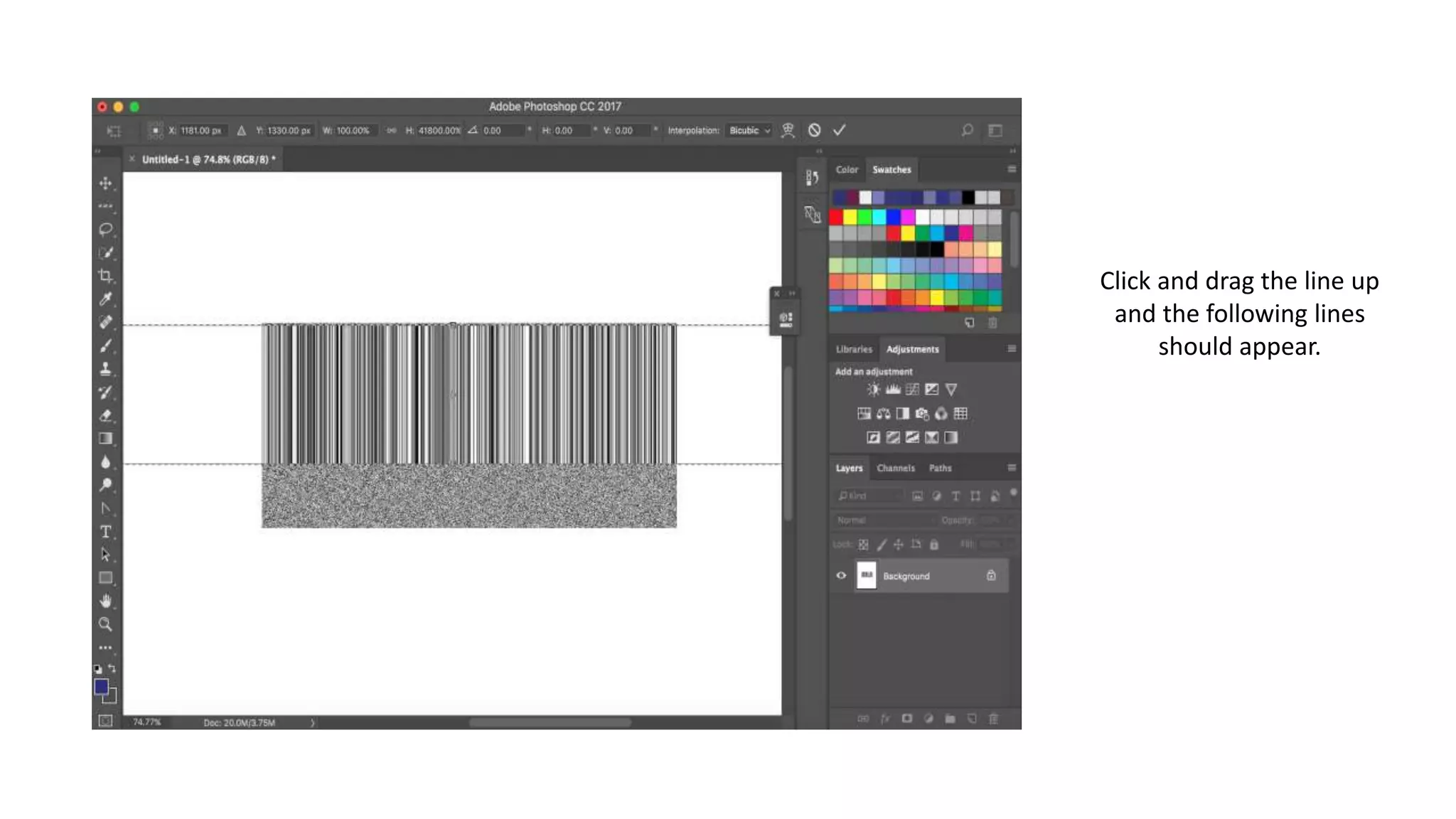 How to create a barcode in Photoshop | PPTX