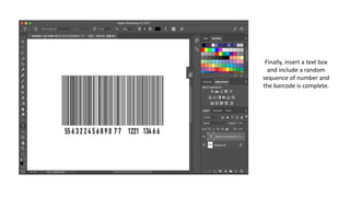 How to create a barcode in Photoshop | PPTX