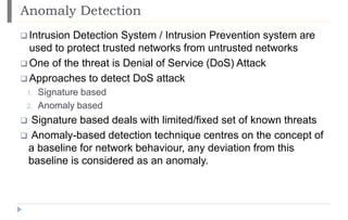 NSL KDD Cup 99 dataset Anomaly Detection using Machine Learning Technique | PPTX