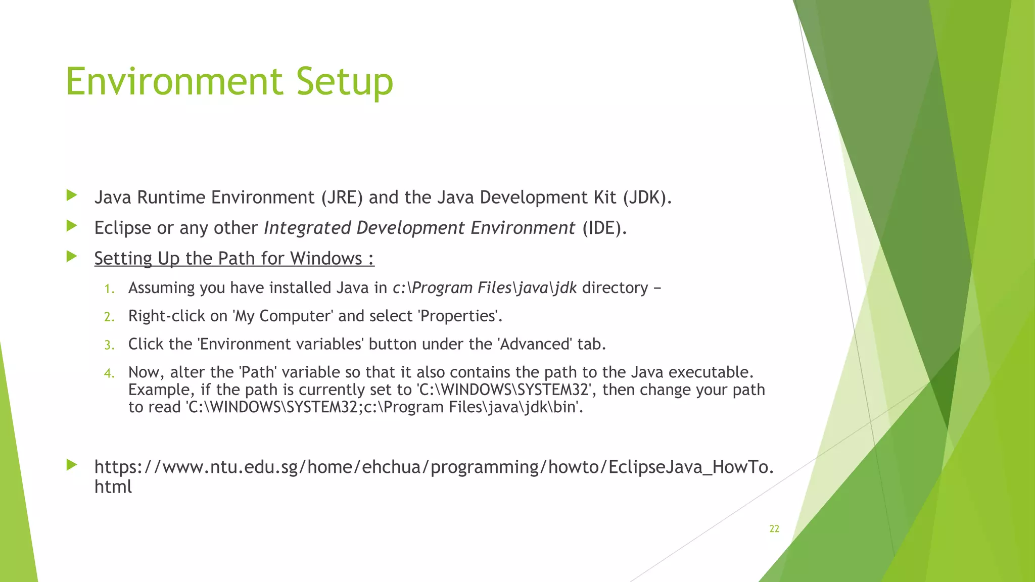 Object Oriented Methodology In Java Lecture 1 Ppt 1883