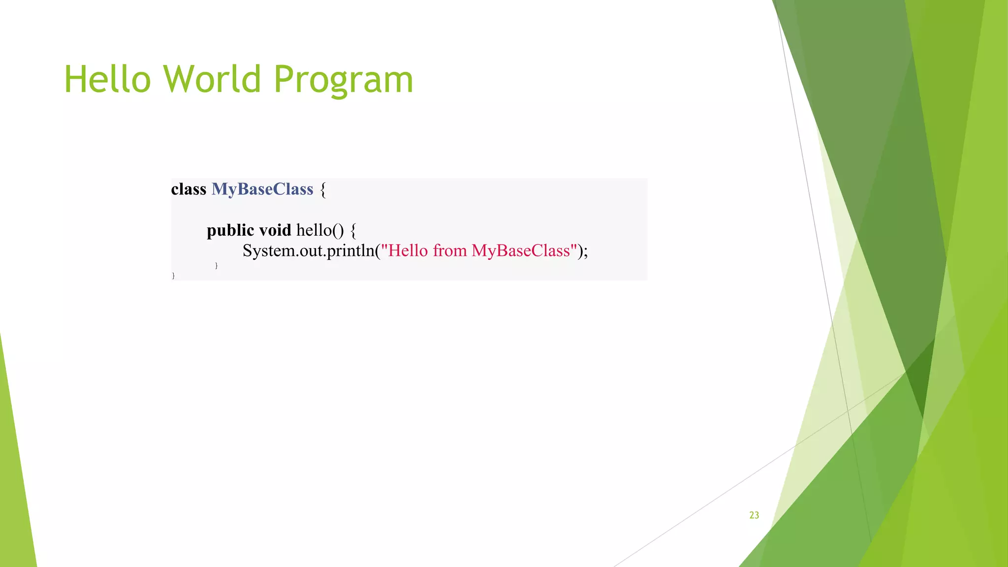Object Oriented Methodology In Java Lecture 1 Ppt 2375